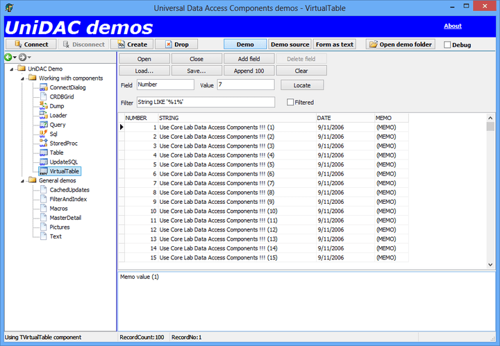 Universal Data Access Components (UniDAC)