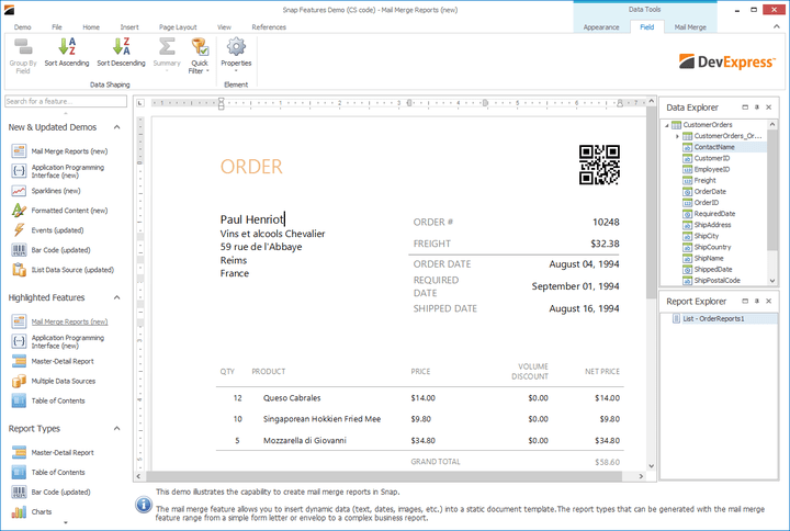 DevExpress Reporting
