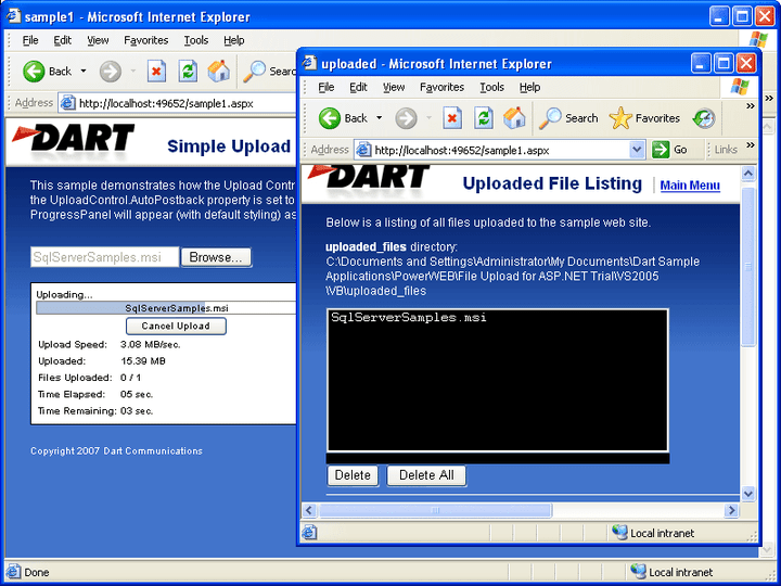 PowerWEB File Upload for ASP.NET