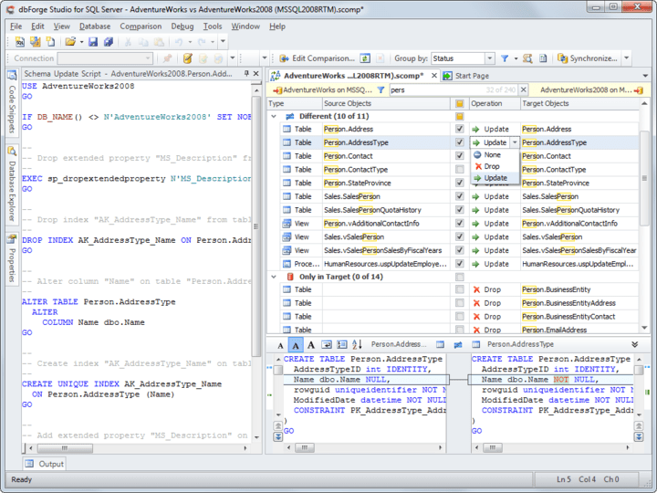 dbForge Studio for SQL Server