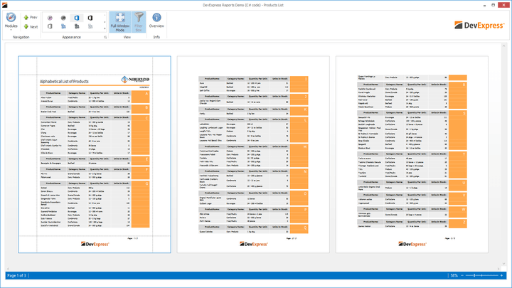 DevExpress Reporting