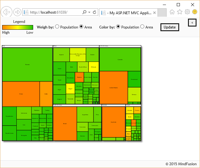 MindFusion.Diagramming for ASP.NET MVC